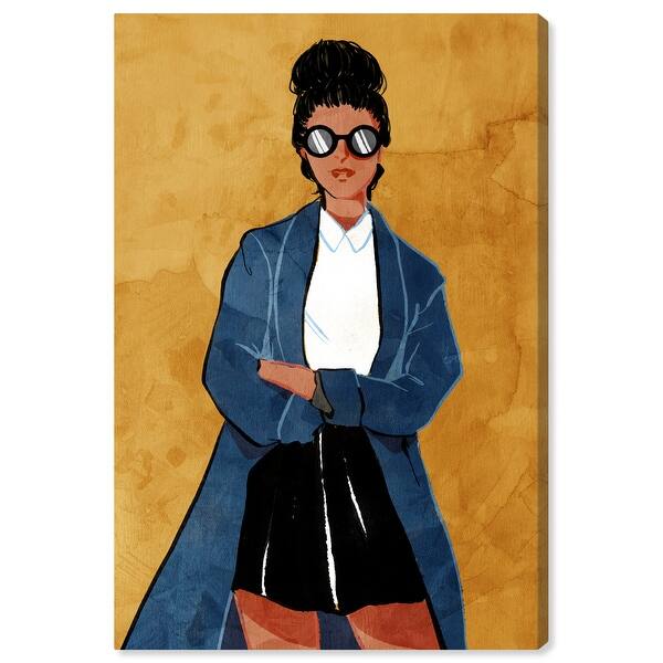 Oliver Gal 'Fall Coattail' Fashion and Glam Wall Art Canvas Print ...