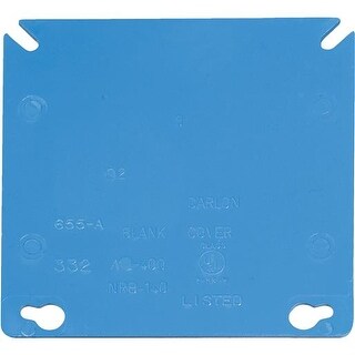 Thomas & Betts 4" Blank Box Cover A400RCAR Unit: EACH - Bed Bath ...
