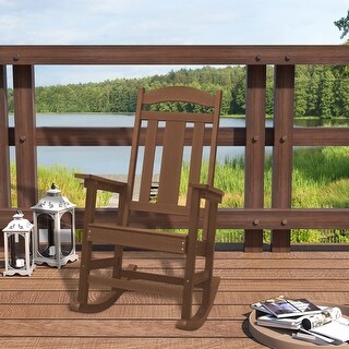 Clihome HIPS Presidential Outdoor Rocking Chair - Bed Bath & Beyond ...