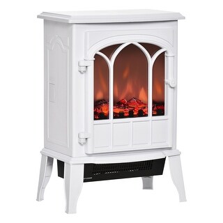 22 Inch Electric Fireplace Stove,Freestanding Fire Place Heater with ...