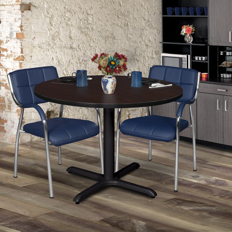 48-inch Cain Round Breakroom Table - Overstock - 8969264