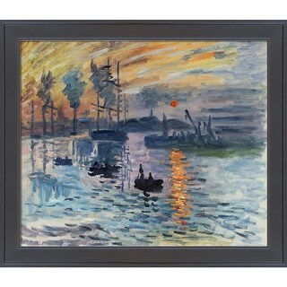 La Pastiche Impression, Sunrise with Gallery Black, 24" x 28" - Bed ...