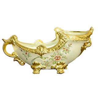 Aviary Floral Chartreuse Ornamental Centerpiece - 18" x 17.5" x 9.5 ...