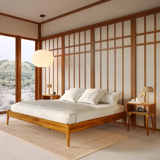 Japanese style platform bed frame store