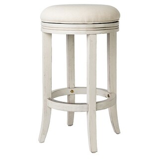 Maven Lane Eva Counter Stool in White Oak Finish w/ Natural Color ...