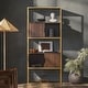 Middlebrook Designs Modern Fluted-Door Bookcase - Bed Bath & Beyond ...