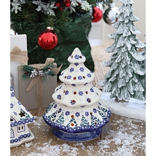 Blue Rose Polish Pottery C012 Manufaktura Tree Luminary - Bed Bath ...