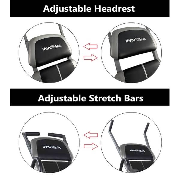 ITX1200 Inversion Table with Adjustable Stretch Bars for Optimal Slope ...
