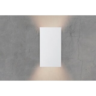 Sonneman Lighting Angled Plane LED Textured White Narrow Sconce - Bed ...