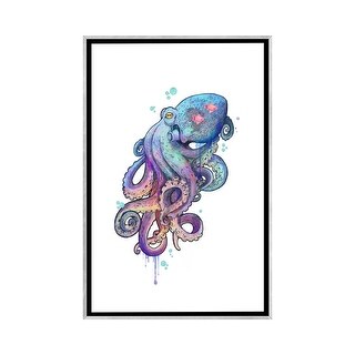iCanvas "Octopus" by Laura Graves Framed - Bed Bath & Beyond - 37731103