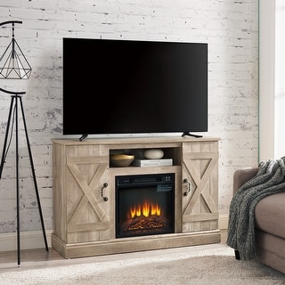 TV Stand,Entertainment Centers with 18" Fireplace Insert for TV up to ...