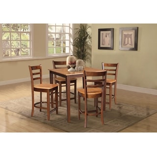 36" x 36" Counter Height Table with 4 Stools - 5 Piece Set - Bed Bath ...