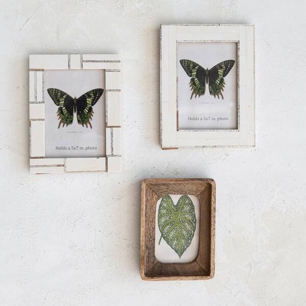 Resin Photo Frames with Horn Inlay - Bed Bath & Beyond - 37181004