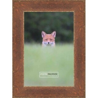 5x10 Distressed/Aged Antique Gold Complete Wood Picture Frame with UV ...