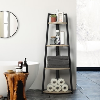 Industrial Multi-tier Triangle Storage Rack, Corner Storage Shelves ...