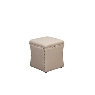 Ferris Storage Ottoman in Beige - Bed Bath & Beyond - 36903212