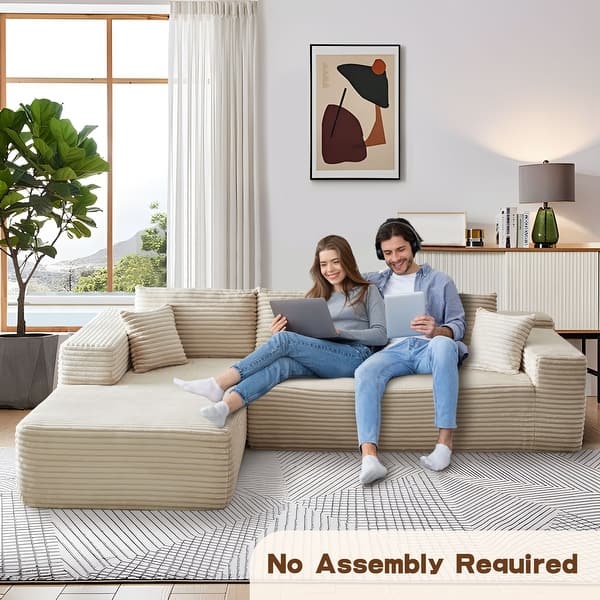 no structure couch