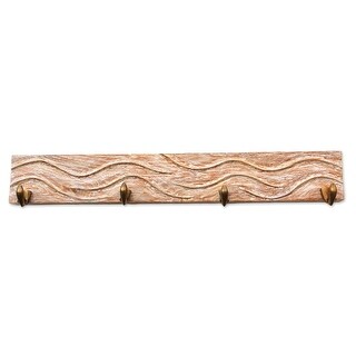 Novica Handmade Dolphin Beach Wood Coat Or Key Rack - Bed Bath & Beyond ...