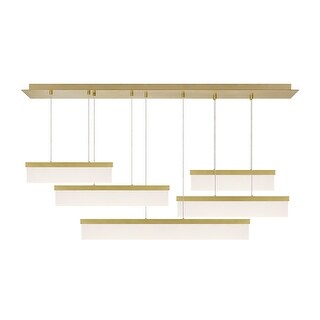 Tech Lighting Sweep 5 Light 58" Wide LED Linear Chandelier - Bed Bath ...