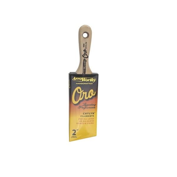 ArroWorthy 3888-2 Oro Angle Sash Trim Paint Brush, 2" - Bed Bath ...