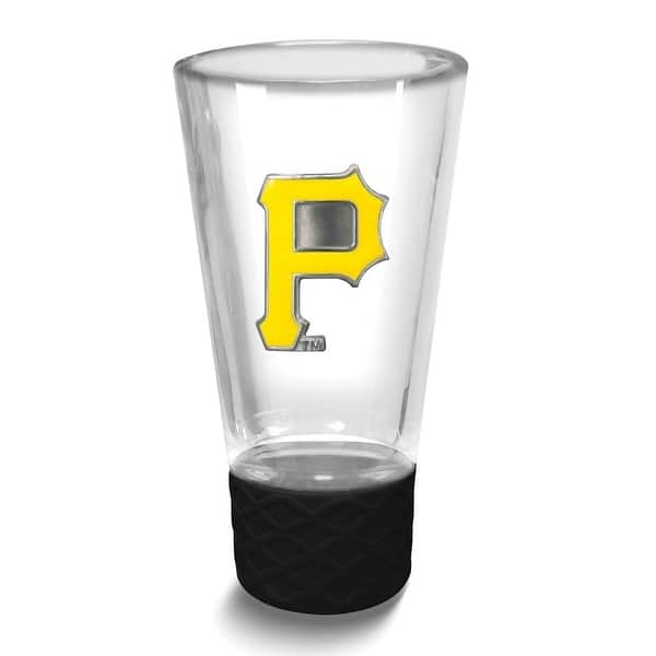 MLB Pittsburgh Pirates Collectors 4 Oz. Shot Glass with Silicone Base ...