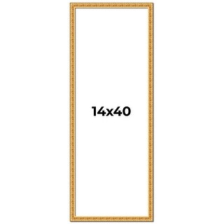 14x40 Frame Gold Real Wood Picture Frame Width 1 inches | Interior ...