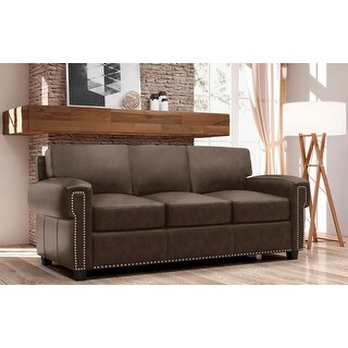 leather queen sleeper sofa