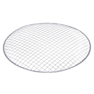 5pcs Round BBQ Grill Net 13"x0.9" Galvanized Iron Barbecue Mesh Mat for ...