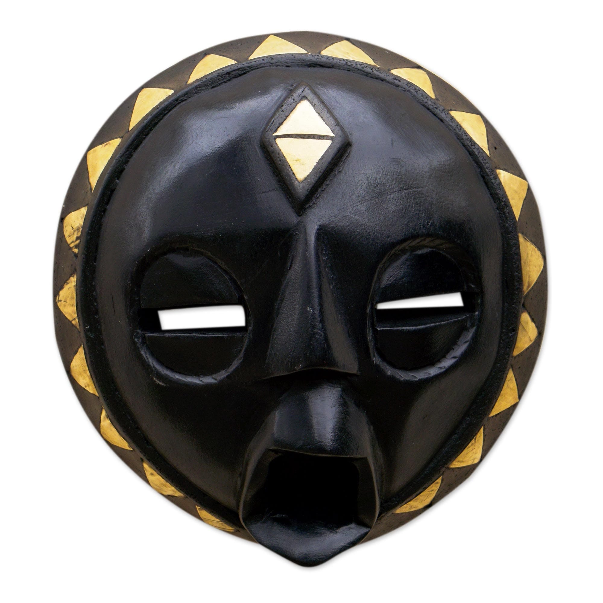 Novica Handmade Ga Wisdom African Wood Mask - Bed Bath & Beyond - 37867602