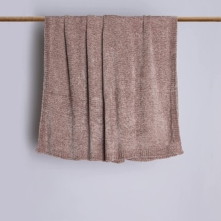 Aurora Home Shiny Chenille Throw Blanket - Bed Bath & Beyond - 36910856
