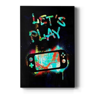 Gamer Tag III Premium Gallery Wrapped Canvas - Ready to Hang - Bed Bath ...