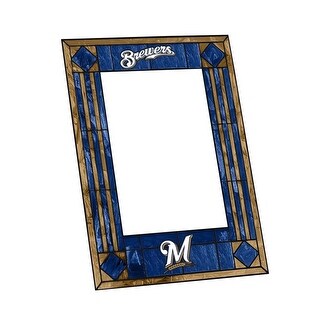 Milwaukee Brewers Vertical Art Glass Frame - On Sale - Bed Bath ...