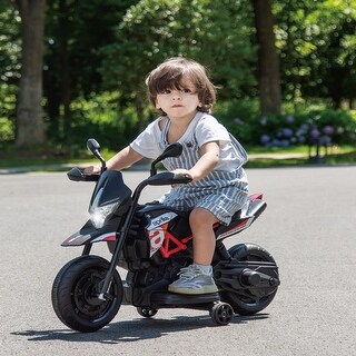 Red Electric Motorcycle Ride On Toy Car - Bed Bath & Beyond - 41183983