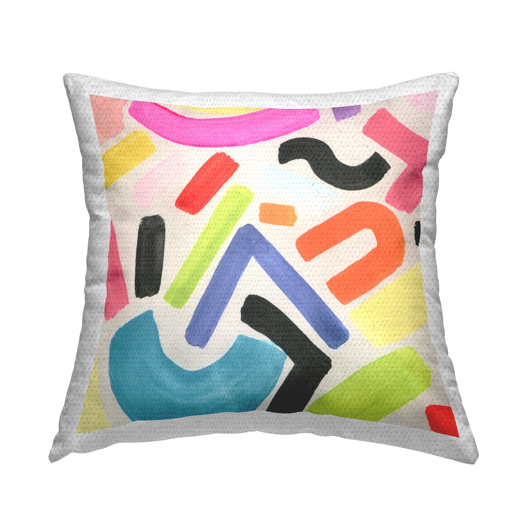 squiggle pattern cushion
