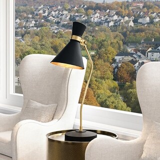 Luxury Modern Desk Lamp, 13''W x 7''D x 29''H, with Transitional ...