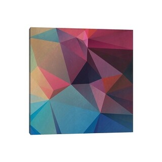 iCanvas "Interconnected Triangles X" by Angel Estevez Canvas Print ...