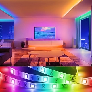 5M 5050 RGB SMD LED Waterproof Flexible Strip 300 LEDs + 44 Key IR ...