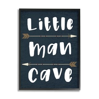 Stupell Little Man Cave Arrows Framed Wall Art - Bed Bath & Beyond ...