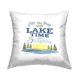 Stupell Lake Time & Sunshine Design by Deb Strain - Bed Bath & Beyond ...