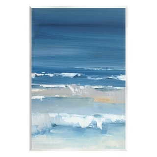 Stupell Rolling Beach Waves Foamy Shoreline Wall Plaque, Design By ...