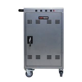 Locking Mobile Charging Cart and Cabinet for Tablets Laptops 35-Device ...