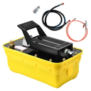 2.3L10000 PSI 1/2 Gal Air Hydraulic Foot Pump 3.28ft Spray Gun 6.6ft ...