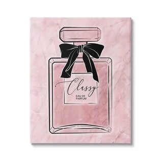 Stupell Classy Pink Perfume Canvas Wall Art Design by Martina Pavlova ...