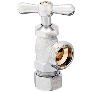 ProLine 102-201 Compression Washing Machine Valve, Chrome Plated Brass ...
