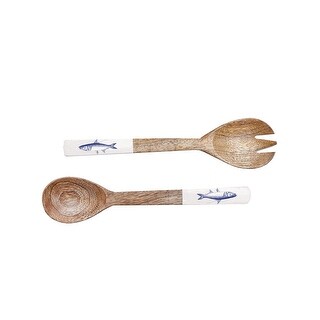 School Of Fish Salad Utensils Serving Spoons - Bed Bath & Beyond - 40391479