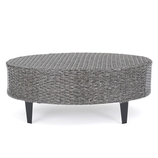 Navagio Wicker Outdoor Coffee Table by Christopher Knight Home - Bed ...