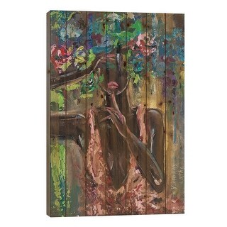 Women's Thoughts Out Loud Print On Wood by Viktoria Latka - Multi-Color ...