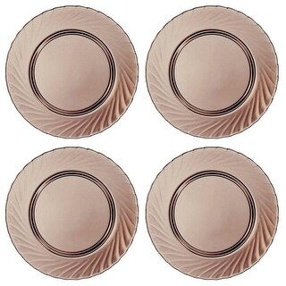 Luminarc Ocean Eclipse Glass Dinner Plates Set of 4 - 9.5" - Bed Bath ...