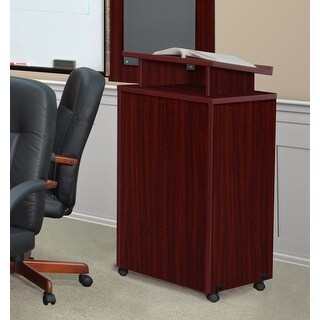 Livingtston Freestanding Lectern- Mahogany - Bed Bath & Beyond - 31268532