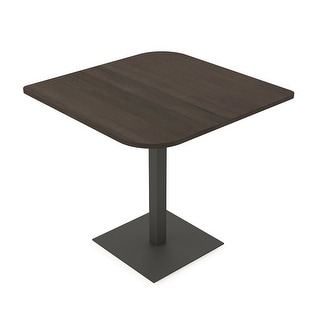 42" Small Dou Bistro Height Table Square Metal Base Bar Table - 42x42 ...